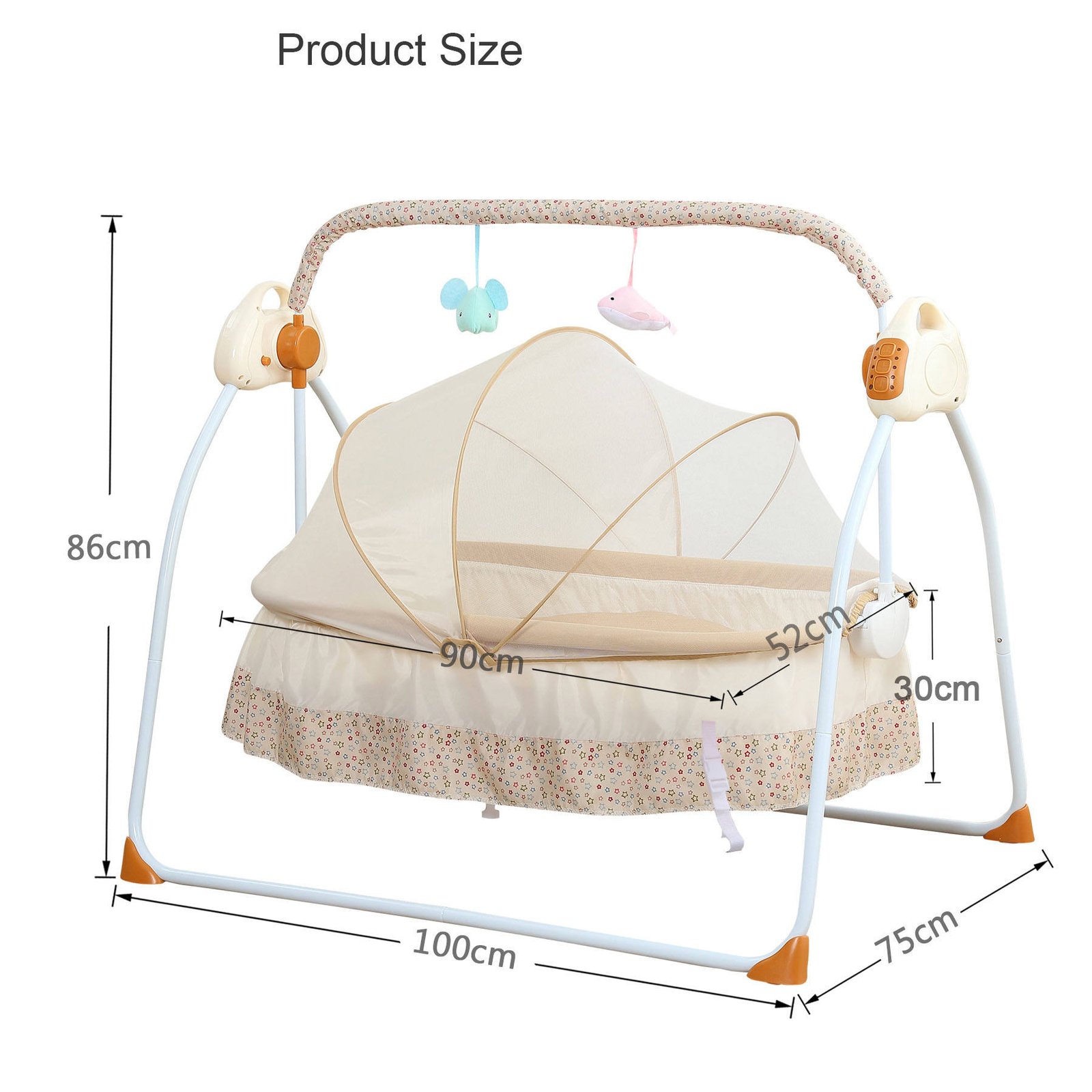 Portable Baby Cradle Swing For Daycare Centers - chocchick